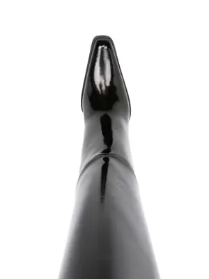 Saint Laurent Nina 95mm Leather Boots