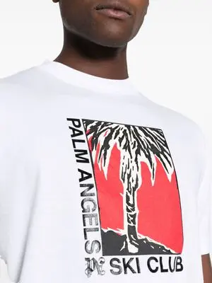 Palm Angels Ski Club Cotton T-shirt