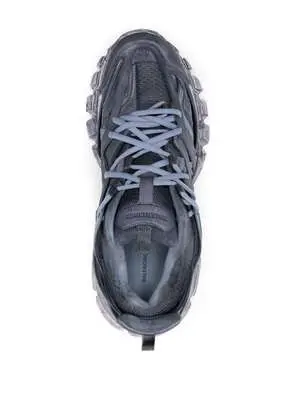 Balenciaga Track Distressed Sneakers - Blue