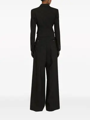 Dolce & Gabbana Monogram Jacquard Single-breasted Blazer