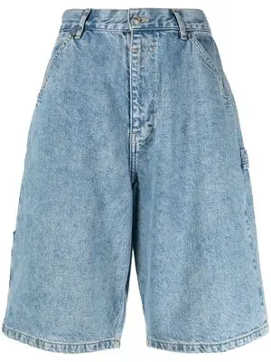 Moschino Wide-leg Denim Shorts