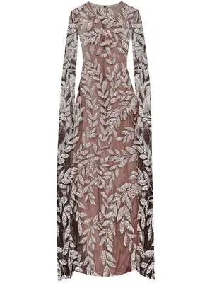 Oscar De La Renta Round Neck Evening Dresses