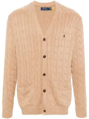 Men's Cable-Knit Cotton Cardigans