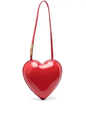 Moschino Heart-shape Shoulder Bag - Red