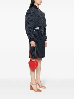 Moschino Heart-shape Shoulder Bag - Red