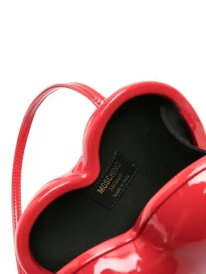 Moschino Heart-shape Shoulder Bag - Red