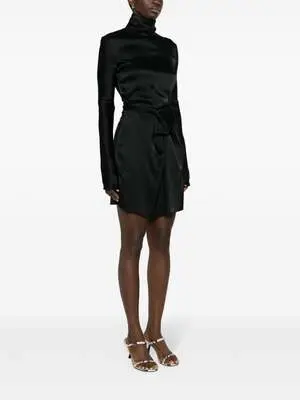 Nanushka Charon Twisted Satin Dress