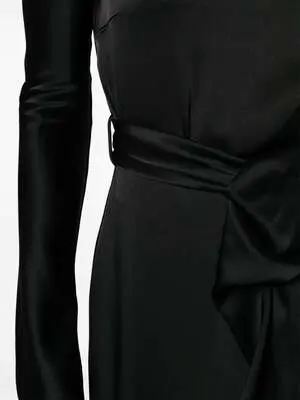 Nanushka Charon Twisted Satin Dress