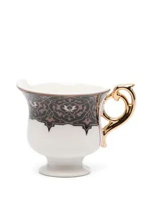 SELETTI Hybrid Sagala Floral-print Coffee Cup Set