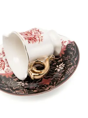 SELETTI Hybrid Sagala Floral-print Coffee Cup Set