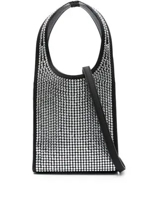Coperni Mini Swipe Crystal-embellished Tote Bag