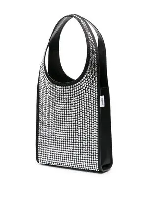 Coperni Mini Swipe Crystal-embellished Tote Bag
