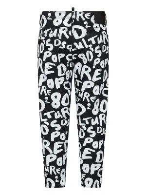 Dsquared2 Logo-print Slim-leg Jeans