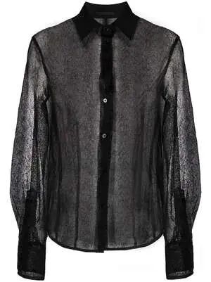 Helmut Lang Mesh Button-up Shirt