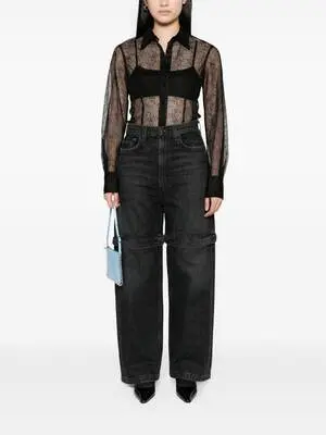 Helmut Lang Mesh Button-up Shirt