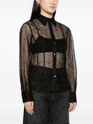 Helmut Lang Mesh Button-up Shirt