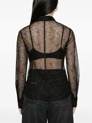 Helmut Lang Mesh Button-up Shirt