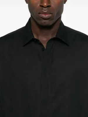 Saint Laurent Poplin Shirt - Black