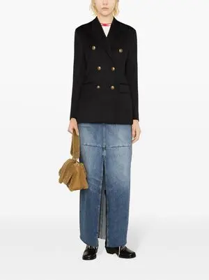 GOLDEN GOOSE Double-breasted Blazer - Black