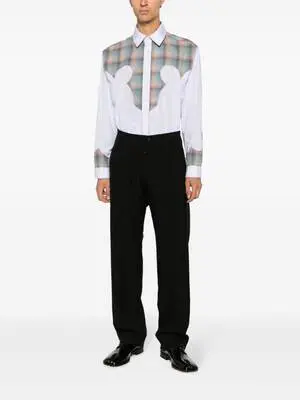 MAISON MARGIELA Paneled Pinstripe Shirt