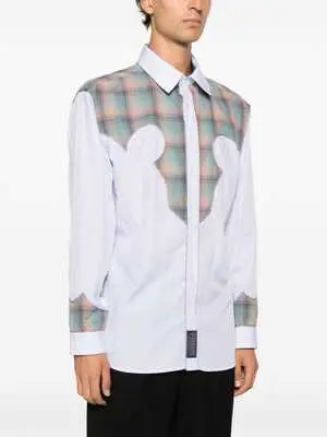 MAISON MARGIELA Paneled Pinstripe Shirt