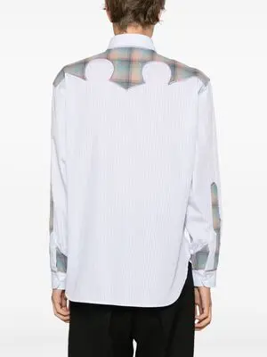MAISON MARGIELA Paneled Pinstripe Shirt