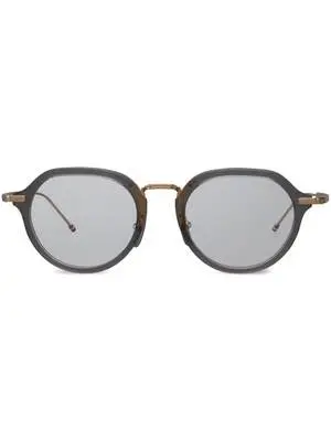 Thom Browne Round-frame Glasses - Grey