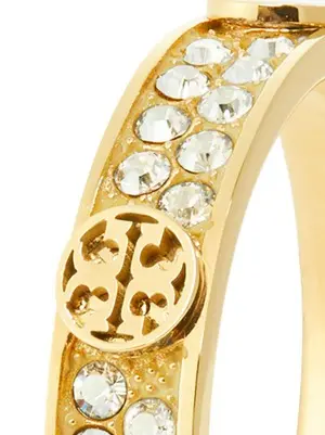 Tory Burch Miller Rhinestone Band Ring