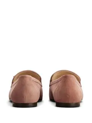 TOD'S Logo-engraved Suede Loafers