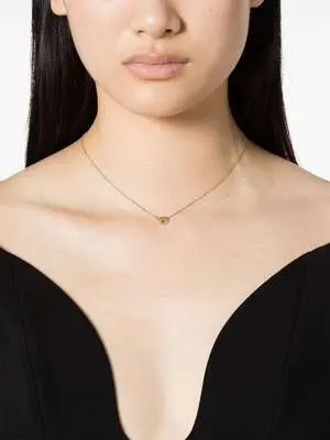 Lizzie Mandler 18kt Yellow Micro Crescent Link Necklace