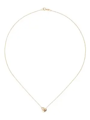 Lizzie Mandler 18kt Yellow Micro Crescent Link Necklace