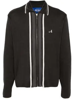 AWAKE NY Striped Jersey Cardigan