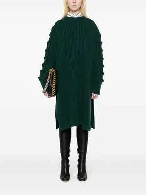 Stella McCartney Round-neck Midi Knitted Dress