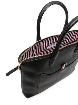 Thom Browne 4-bar Leather Briefcase