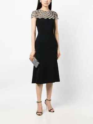 Jenny Packham Melody Bead-embellished Midi Dress