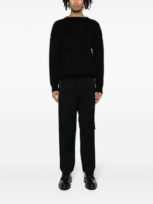 Yohji Yamamoto Tapered-leg Wool Trousers