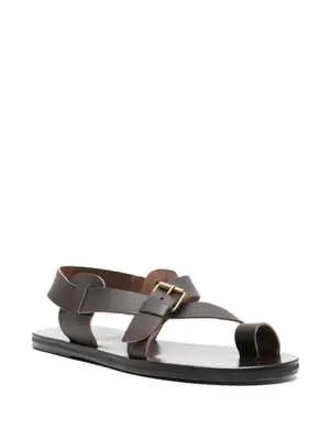 ANCIENT GREEK SANDALS Paris Flat Sandals - Brown