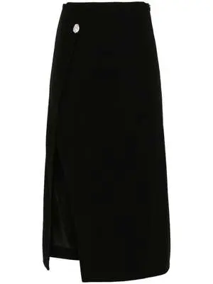 Barbara Bui Button-embellished Midi Dress