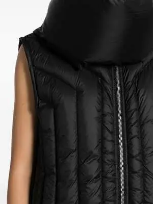 Rick Owens Funnel-neck Quilted Down Gilet