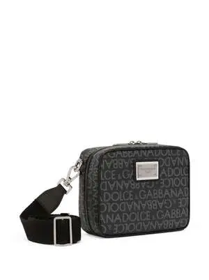 Dolce & Gabbana Monogram Shoulder Bag - Black