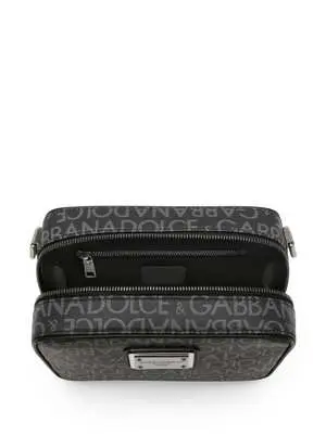 Dolce & Gabbana Monogram Shoulder Bag - Black