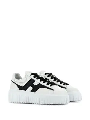 Hogan H-stripes Platform Sneakers - White