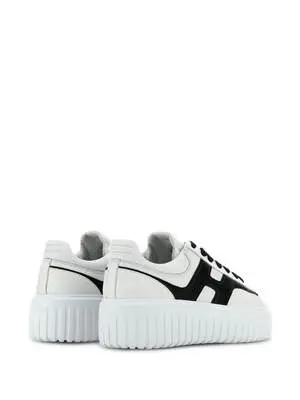 Hogan H-stripes Platform Sneakers - White