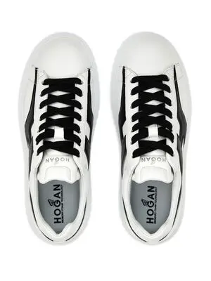 Hogan H-stripes Platform Sneakers - White