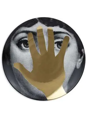 FORNASETTI Tema E Variazioni N16 Wall Plate - Black