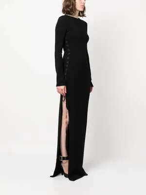 Saint Laurent Side-slit Maxi Dress
