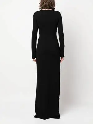 Saint Laurent Side-slit Maxi Dress