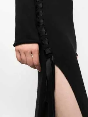 Saint Laurent Side-slit Maxi Dress