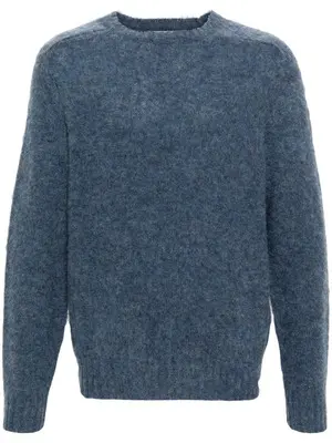 Harmony Shaggy Mélange Brushed Wool Jumper