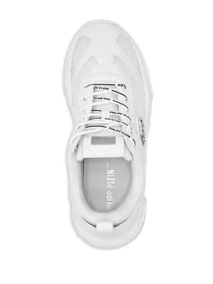 Philipp Plein Predator Logo-plaque Sneakers - White